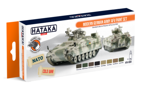 Hataka Hobby HTK-CS81 Modern German Army AFV paint set
