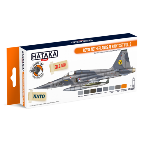 Hataka Hobby HTK-CS82 Royal Netherlands AF paint set vol. 2