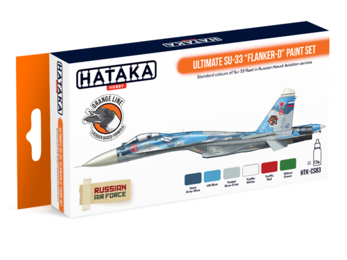 Hataka Hobby HTK-CS83 Ultimate Su-33 Flanker D paint set