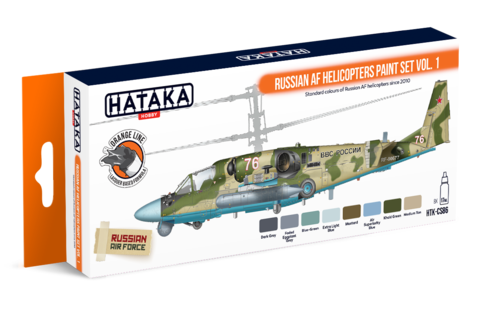 Hataka Hobby HTK-CS86 Russian AF Helicopters paint set vol.1