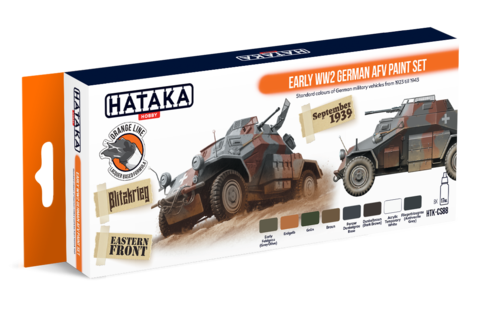 Hataka Hobby HTK-CS88 Early WW2 German AFV paint set