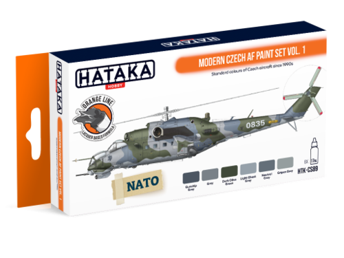 Hataka Hobby HTK-CS89 Modern Czech AF paint set vol. 1