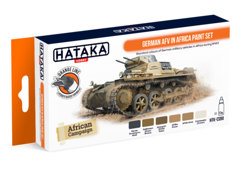 Hataka Hobby HTK-CS90 German AFV in Africa paint set