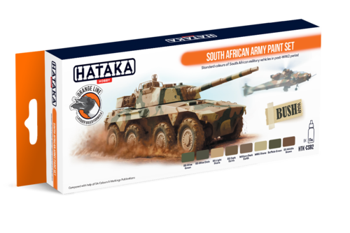 Hataka Hobby HTK-CS92 South African Army paint set