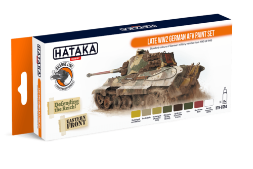 Hataka Hobby HTK-CS94 Late WW2 German AFV paint set