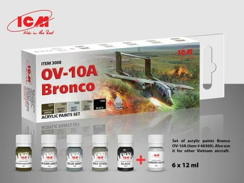ICM 3008 OV-10A Bronco Paint Set
