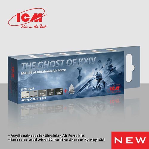 ICM 3027 The Ghost of Kyiv Paint Set