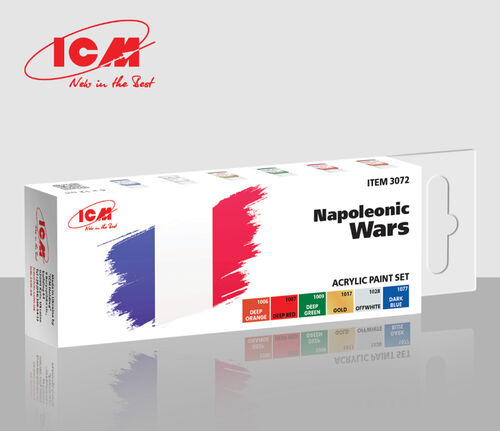 ICM 3072 Acrylic Paint Set for Napoleonic Wars