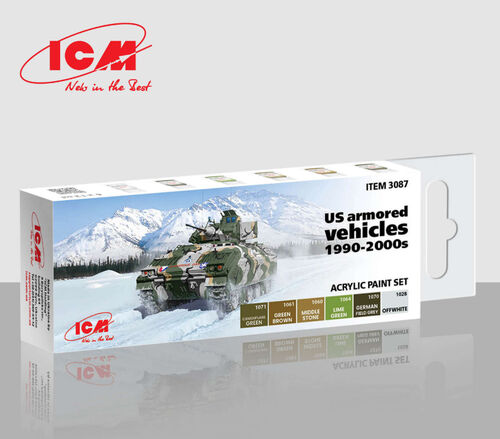 ICM 3087 US Armoured Vehicles 1990s-2000s