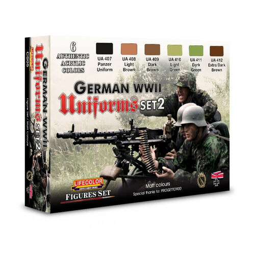Life Color CS05 - German Uniforms WWII Set #2