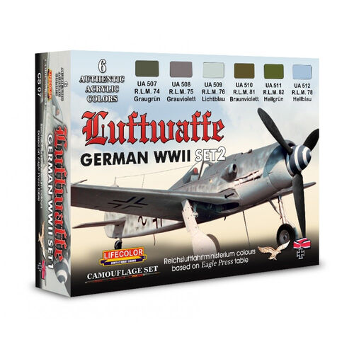 Life Color CS07 - German WWII Luftwaffe Set #2