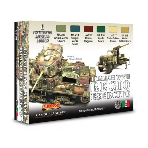 Life Color CS08 - Italian WWII Regio Esercito Vehicles