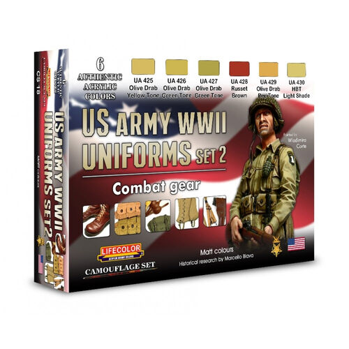 Life Color CS18 - WWII US Army Uniforms Set 2