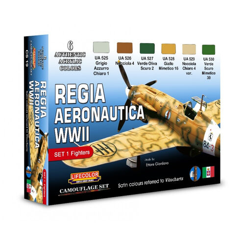 Life Color CS19 - Regia Aeronautica WWII Set 1