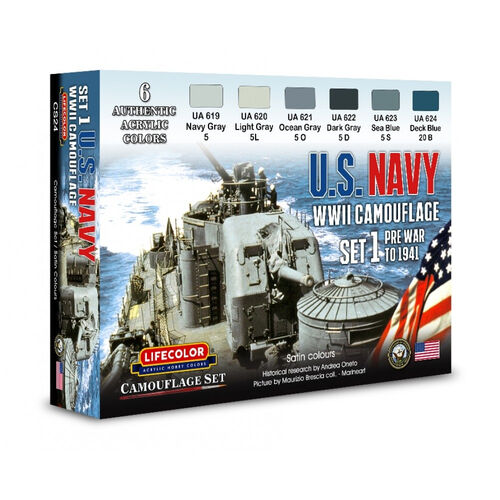 Life Color CS24 - US Navy WWII Set 1