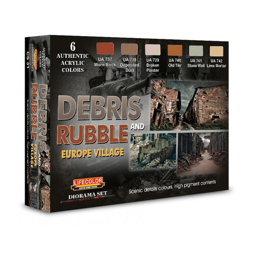 Life Color CS31 - Debris and Rubbles Set