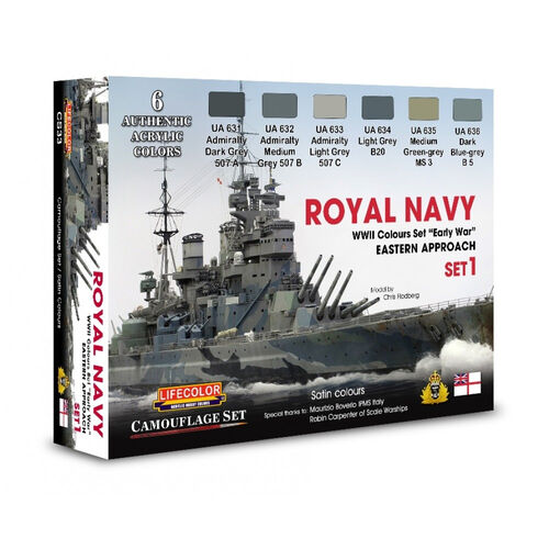 Life Color CS33 - Royal Navy WWII Set 1