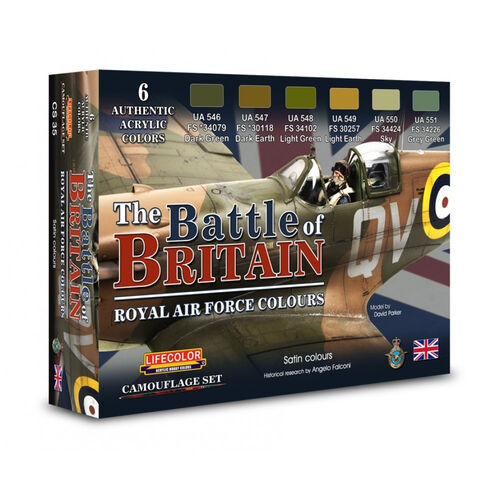 Life Color CS35 - The Battle of Britain Royal Air Force Colors Set