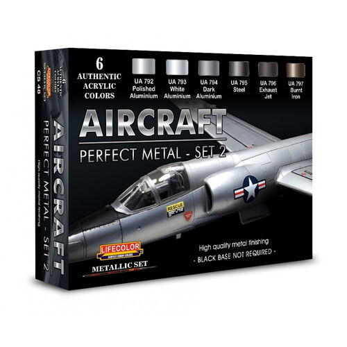 Life Color CS48 - Aircraft Perfect Metal Set 2