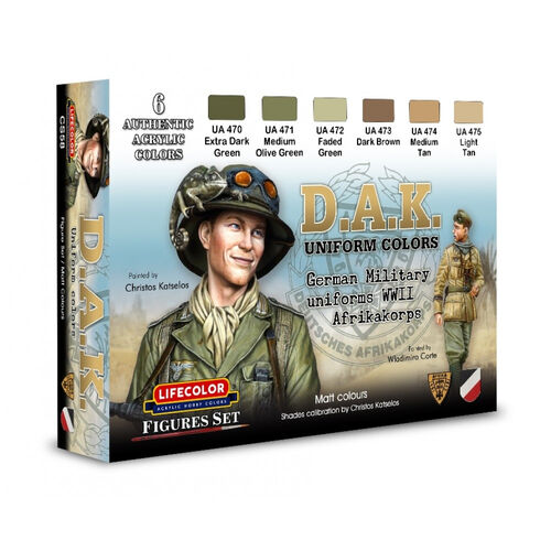 Life Color CS58 - German Afrikakorps (DAK) Uniforms Set