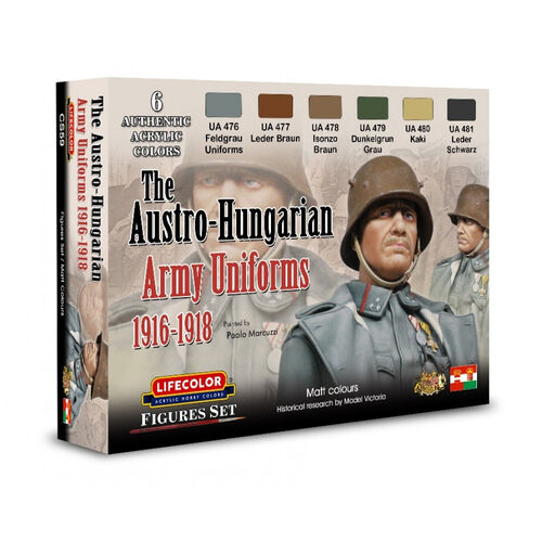 Life Color CS59 - The Austro-Hungarian Army Uniforms (1916-1918) Set