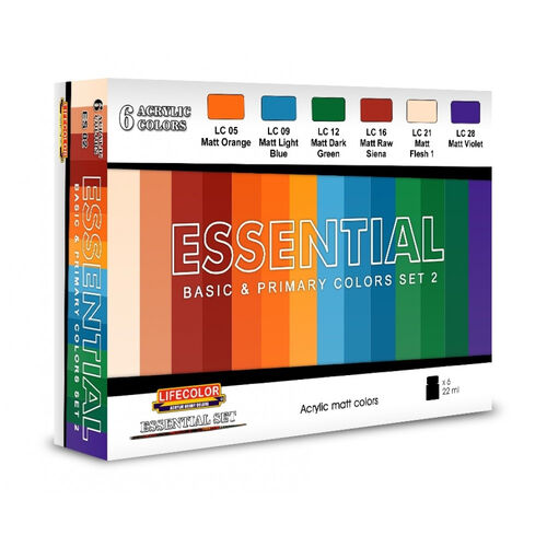 Life Color ES02 - Essential Basic & Primary Colors Set 2