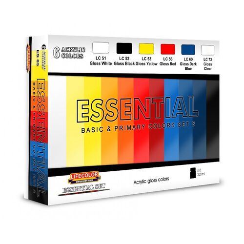 Life Color ES03 - Essential Basic & Primary Colors Set 3
