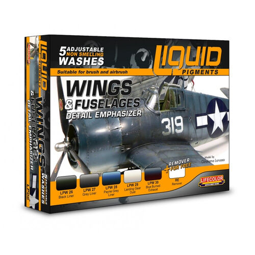 Life Color LP06 - Wings and Fuselages Detail Emphasizer Set