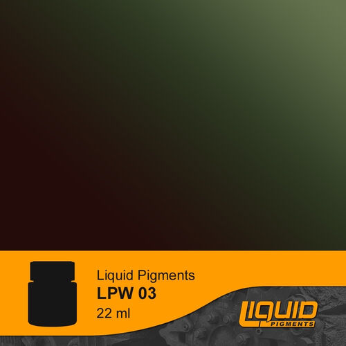 Life Color LPW03 - Burned Olive Green Liquid Pigments Washes