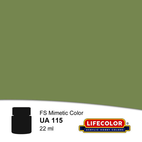 Life Color UA115 - Mimetic Green 1 FS34258