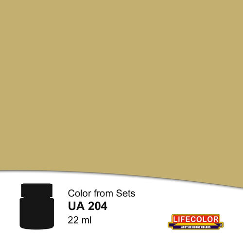 Life Color UA204 - Dunkelgelb Matt RAL 7028