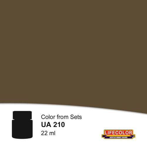 Life Color UA210 - Dunkelbraun Matt RAL 7017