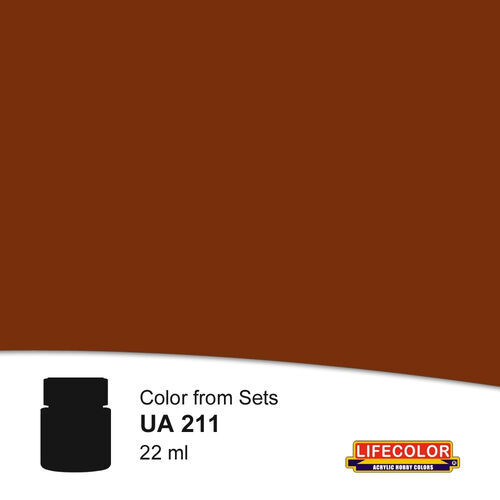 Life Color UA211 - Rotbraun Matt RAL 8012