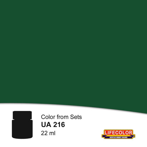 Life Color UA216 - Verde Scuro Regio Esercito Matt