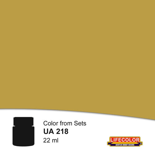 Life Color UA218 - Giallo Sabbia Scuro Regio Esercito Matt