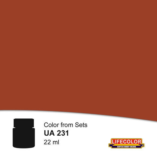 Life Color UA231 - German Oxide Rot Matt RAL 3009