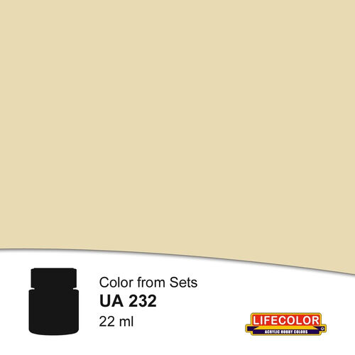 Life Color UA232 - German Elfenbein Matt RAL 1015