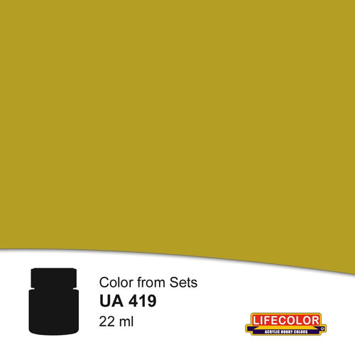 Life Color UA419 - US Army Uniforms Olive Drablight Mustard