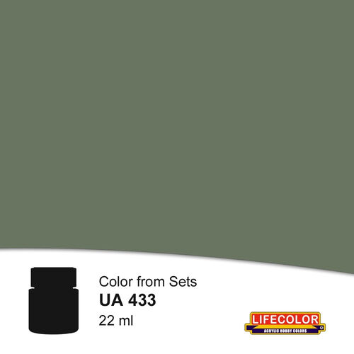 Life Color UA433 - Polish Helmet Dark Green