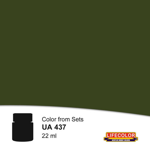 Life Color UA437 - Dark IDF Green
