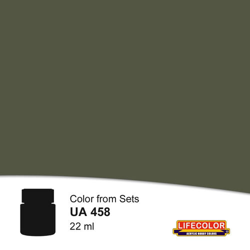 Life Color UA458 - Italian WWI Uniforms Tela Grigio Verde