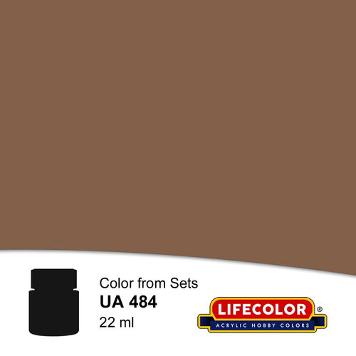 Life Color UA484 - US Army Uniforms ERDL Brown Matt