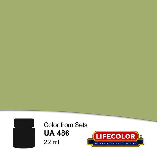 Life Color UA486 - US Army Uniforms ERDL Light Green Matt