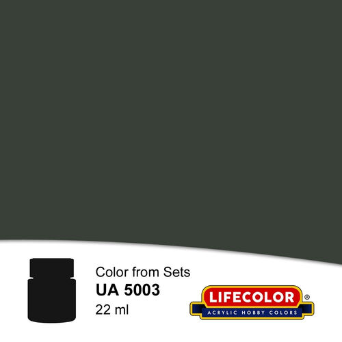 Life Color UA5003 D1 Deep Green Black Matt