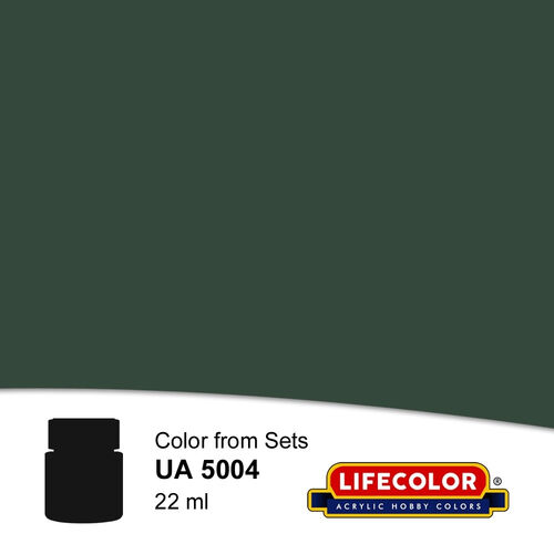 Life Color UA5004 D2 Green Black Matt