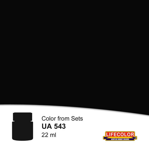 Life Color UA543 - Musta Black