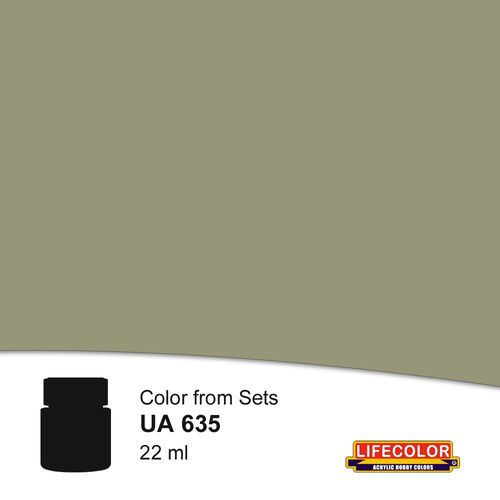 Life Color UA635 - Royal Navy WWII Mediun Green-Grey MS3