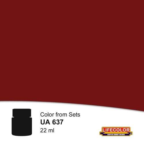 Life Color UA637 - Royal Navy WWII Hull Red