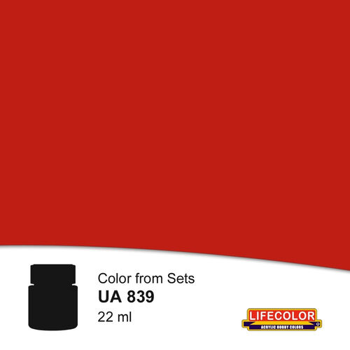 Life Color UA839 - Rosso Fuoco Satin