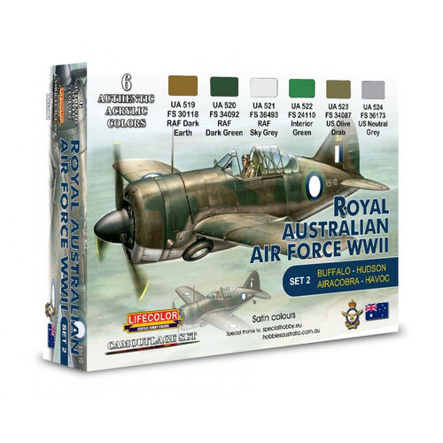 Life Color XS02 - Royal Australian Air Force WWII Set 2